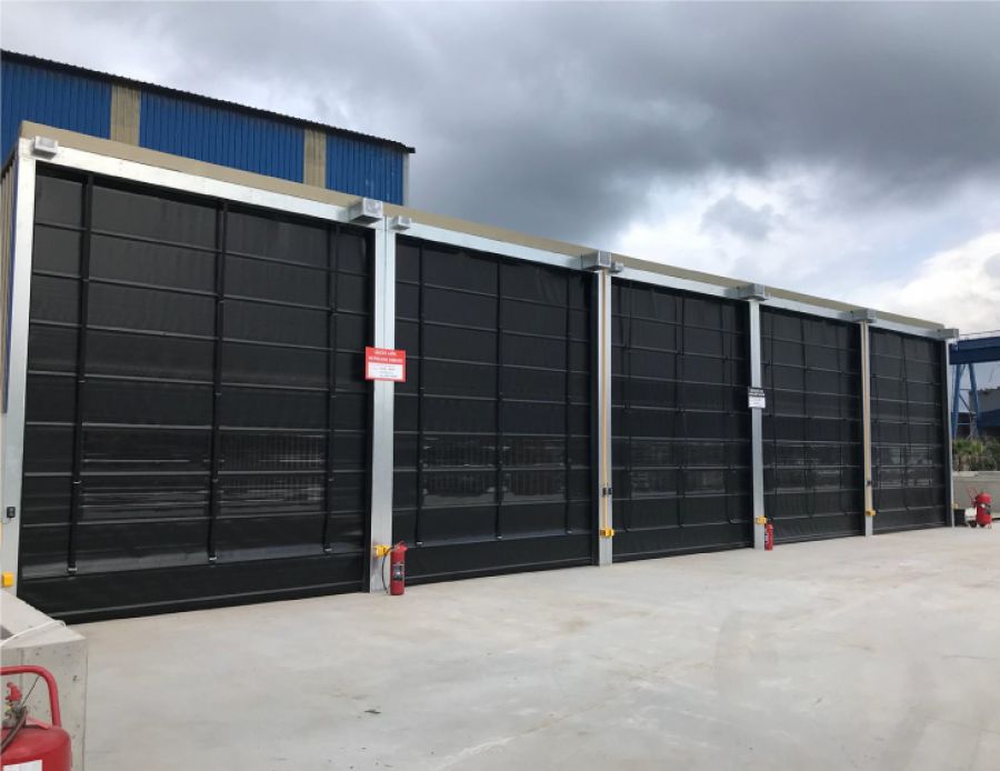 Unifold - Norm Rolling Doors, Folding Doors, High Speed PVC Door ...